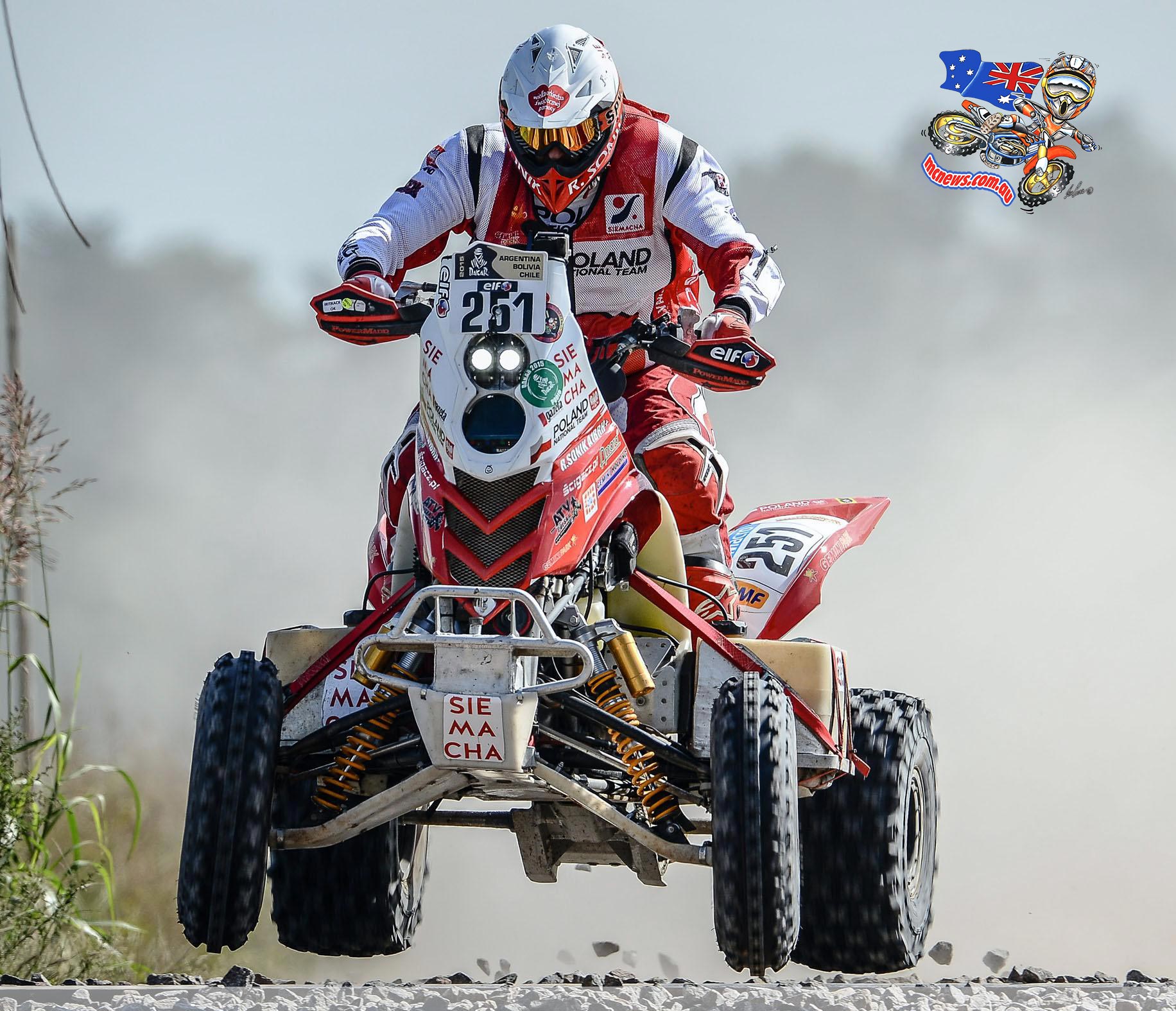 Rafal Sonik wins 2015 ATV Dakar Crown | MCNews.com.au