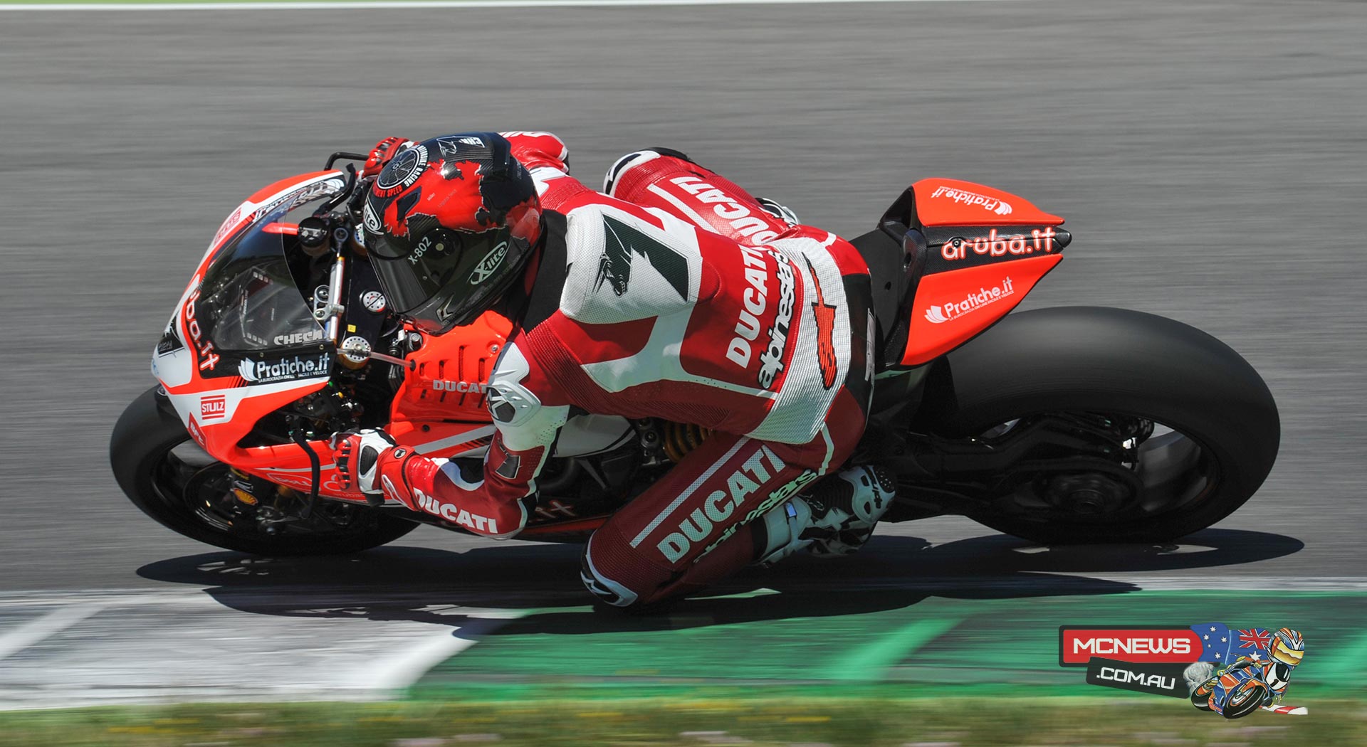 Carlos Checa rides Panigale R at Mugello | MCNews