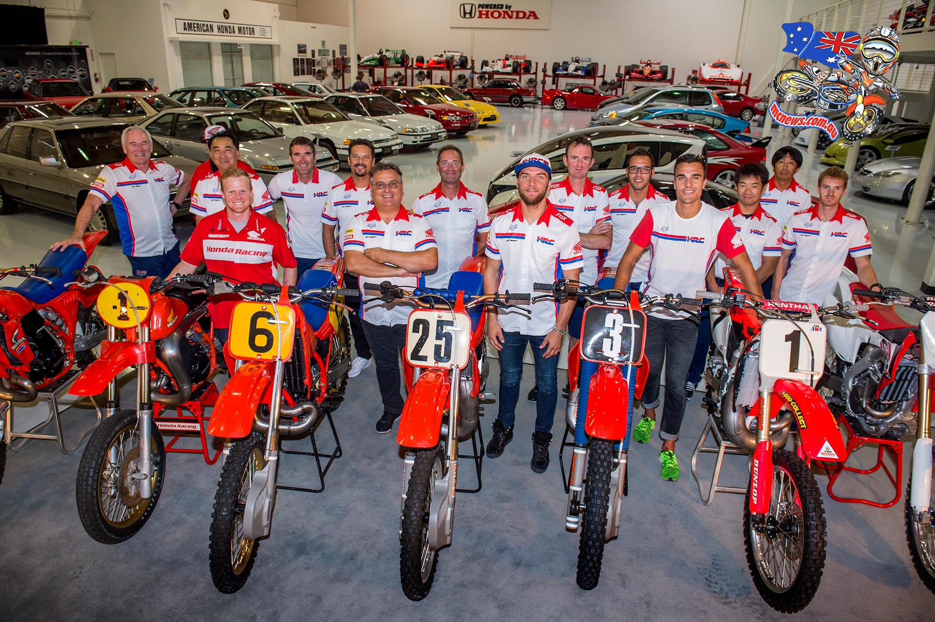 HRC Team at American Honda Museum | MCNews