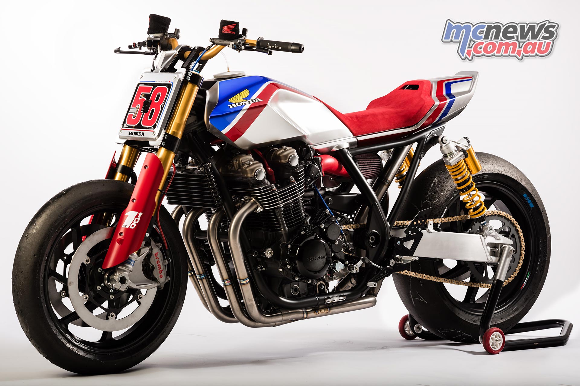Honda CB1100 TR Concept | Ballsy big retro rocket | MCNews