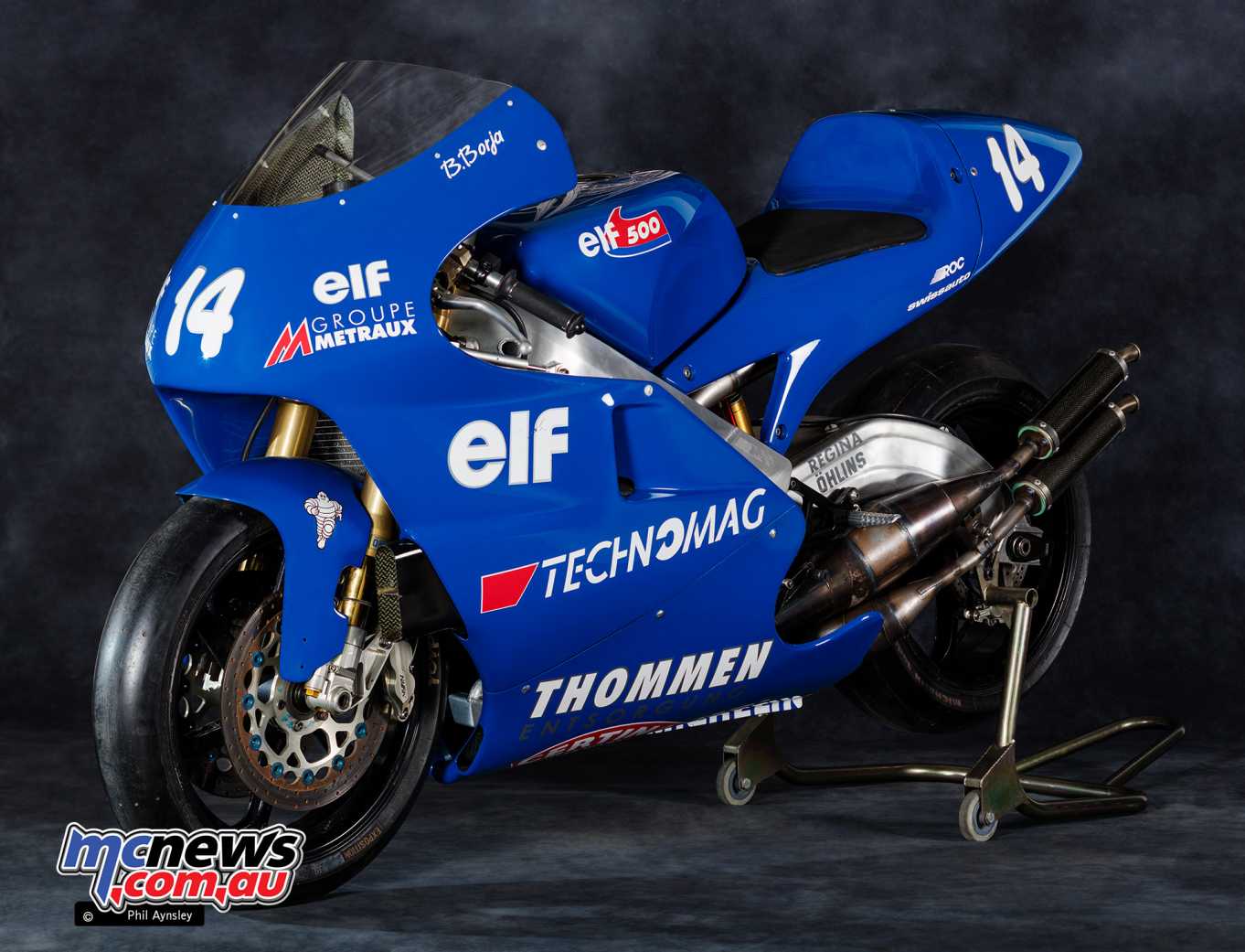 Elf Swissauto V4 two-stroke Racer | With Phil Aysnley | MCNews