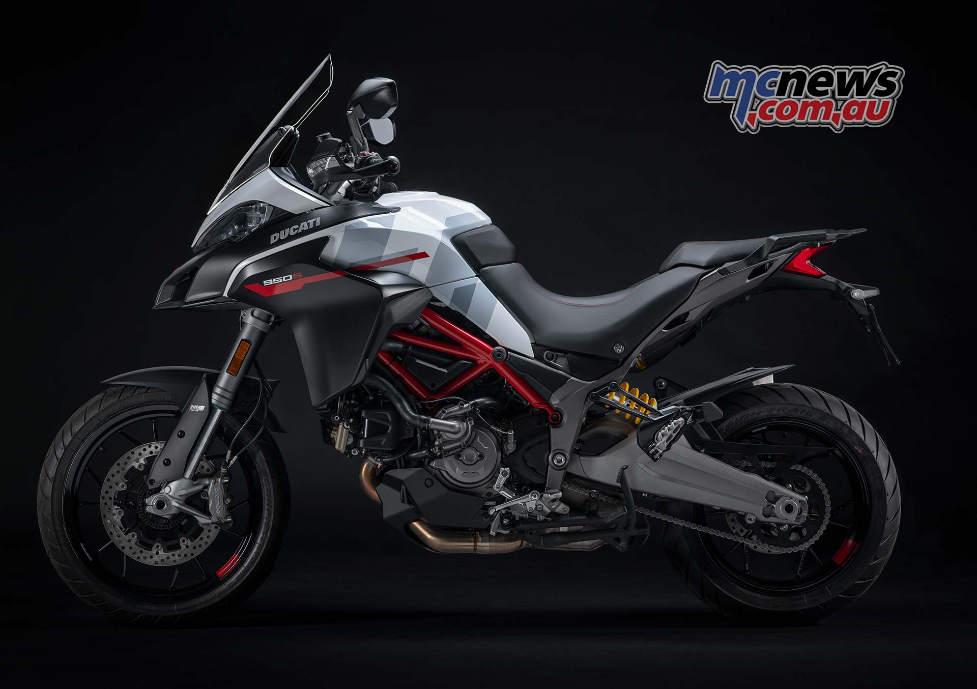 Ducati Multistrada 950 S gets the white treatment | MCNews