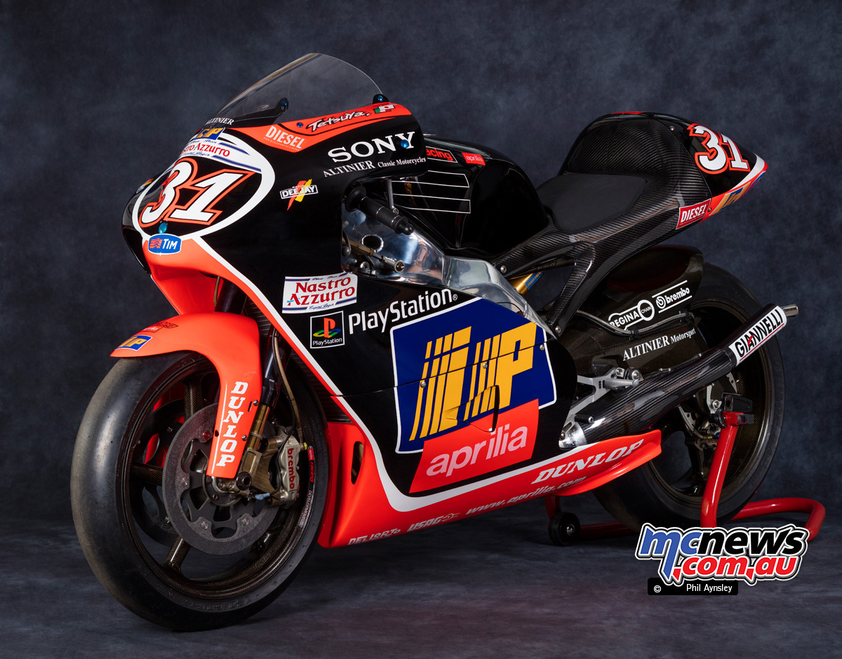 Harada's Aprilia RSW-2 500 two-stroke Grand Prix machine | MCNews