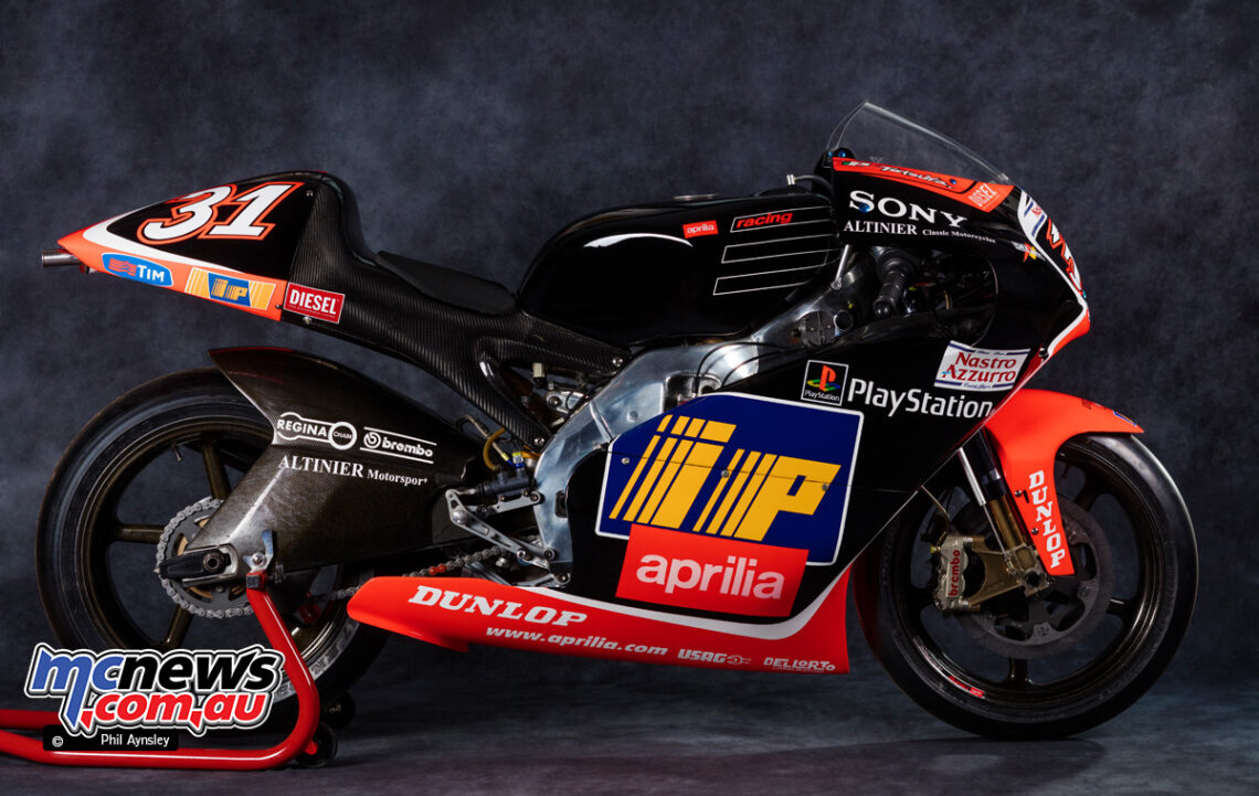 Harada's Aprilia RSW-2 500 two-stroke Grand Prix machine | MCNews