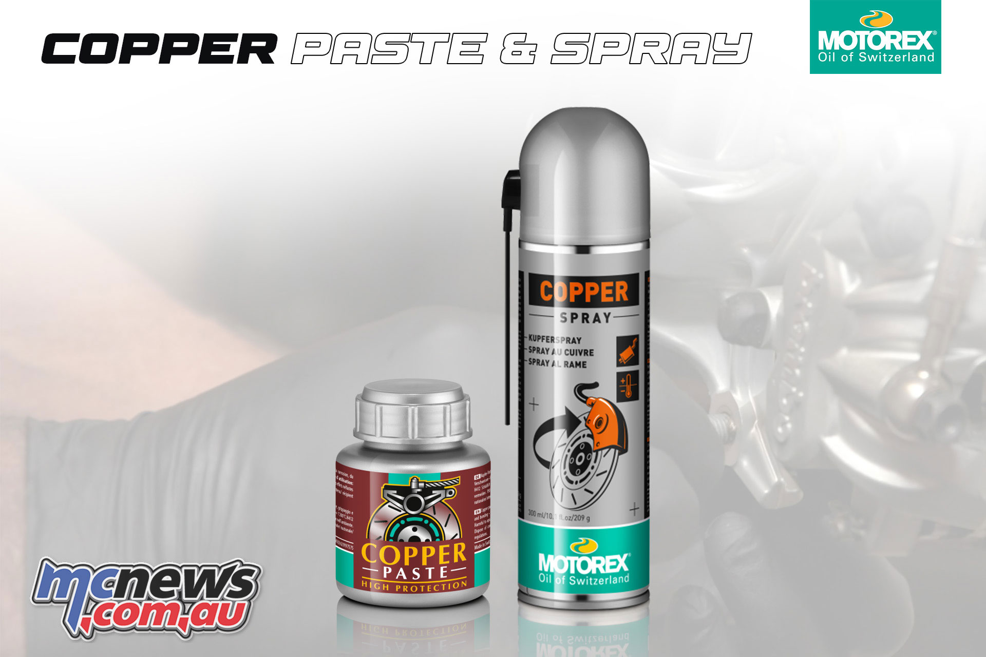 Motorex Copper Paste & Sprays now available | MCNews
