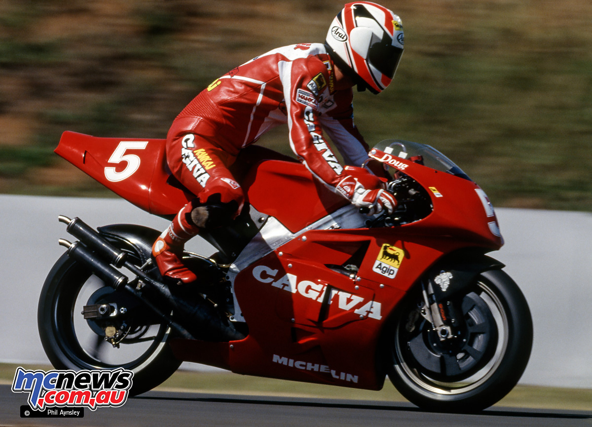 Cagiva 500 Grand Prix racer from 1993 - The Cagiva C593 | MCNews