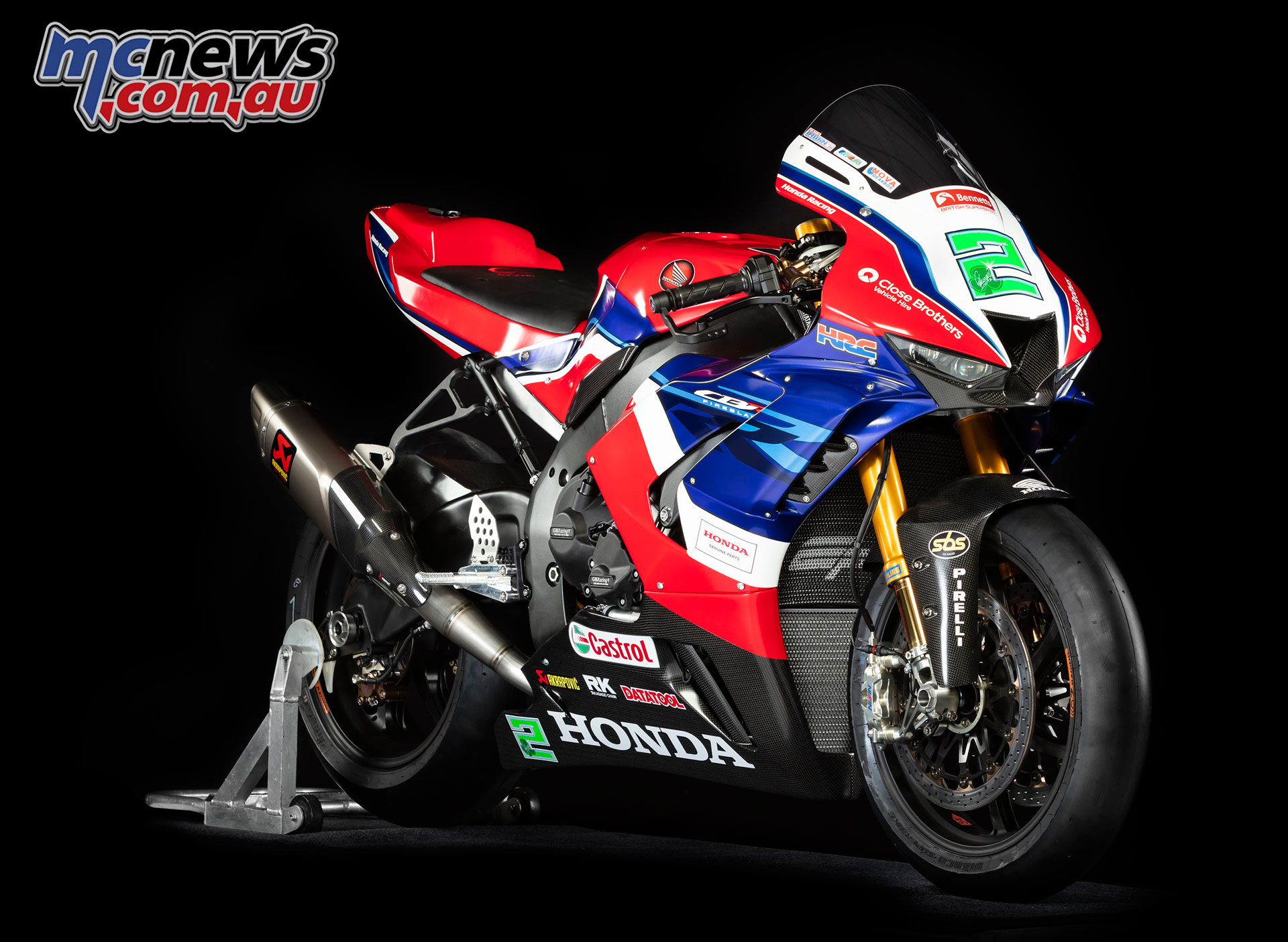 Honda Racing UK reveal Fireblade SP mounted 2021 BSB line-up | MCNews
