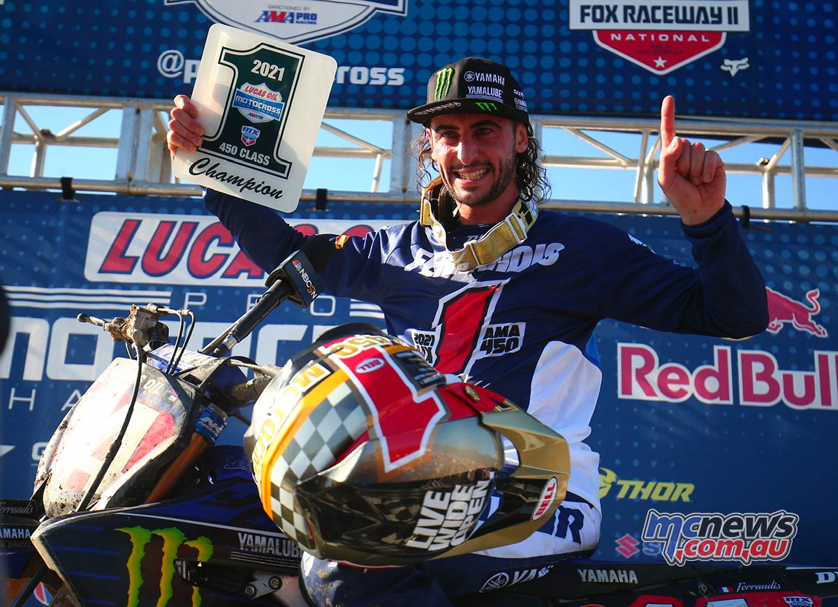 Dylan Ferrandis crowned American Motocross Champion | MCNews