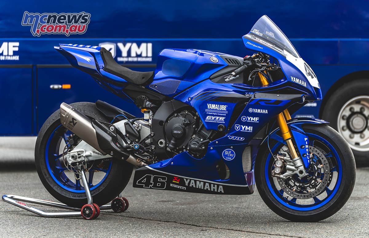2022 Yamaha Racing Team YZF-R1 ASBK race machines, and riders, break ...