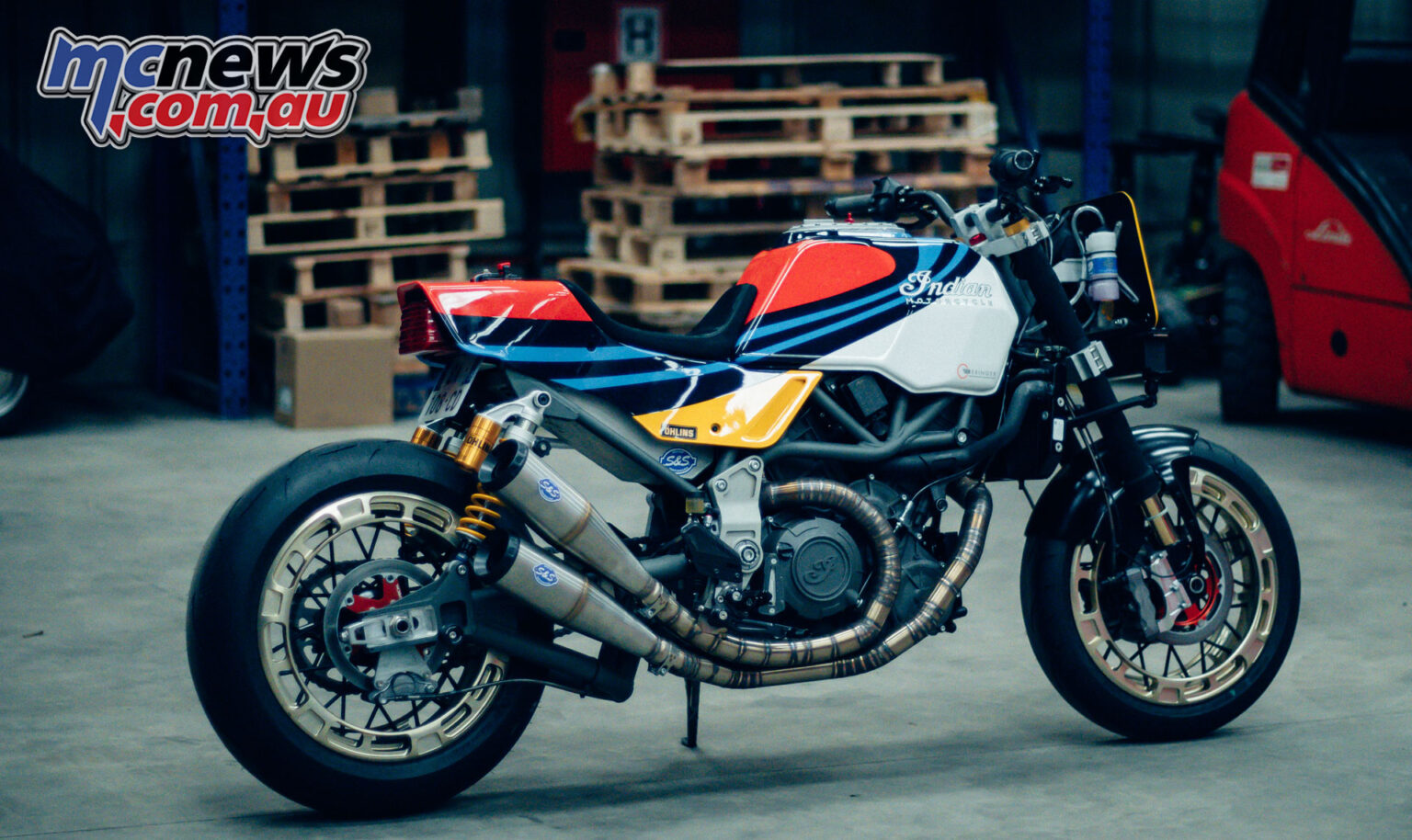 Another trick flat tracker special based on the Indian FTR 1200 | MCNews