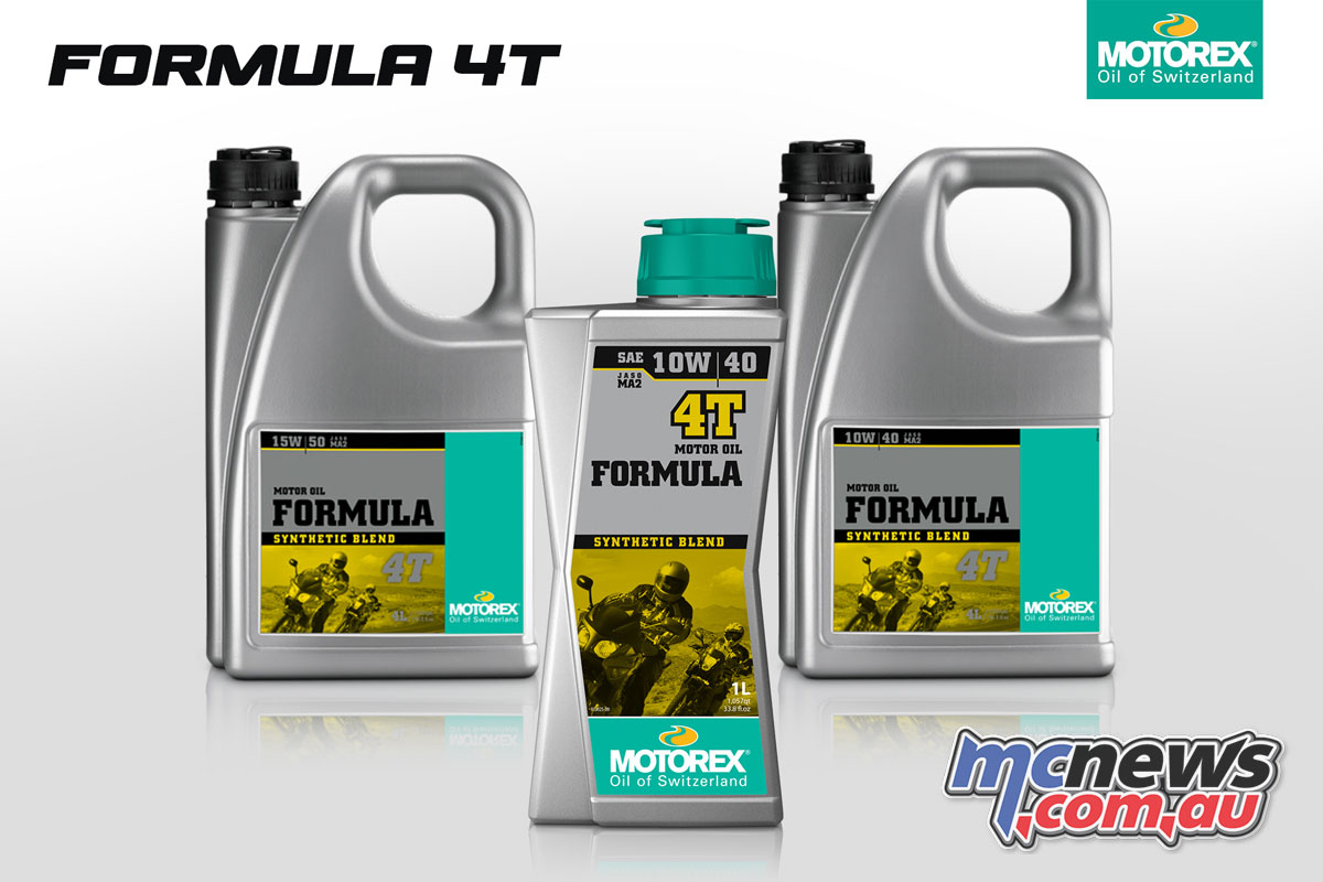 MOTOREX Formula 4T available in 10W40 & 15W50 | MCNews