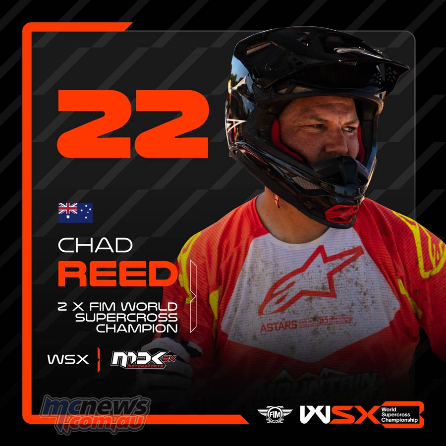 Chad Reed to race WSX round in Melbourne this October | MCNews