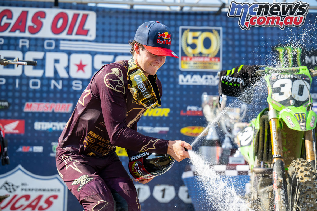 Jett Lawrence wraps up back to back AMA 250 ProMX Championships | MCNews