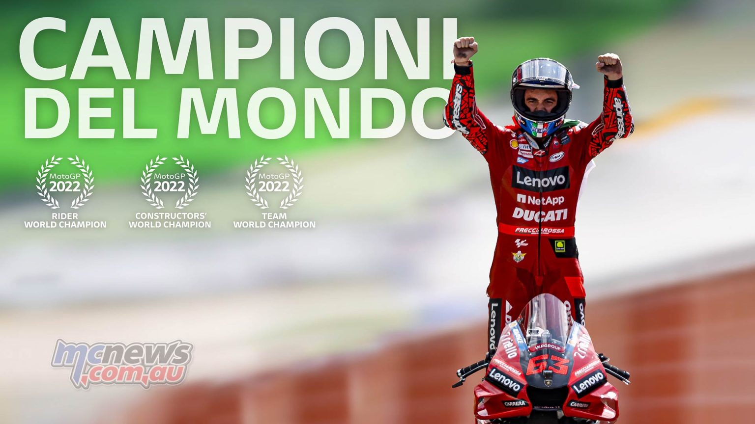 Francesco Bagnaia - 2022 MotoGP World Champion | MCNews