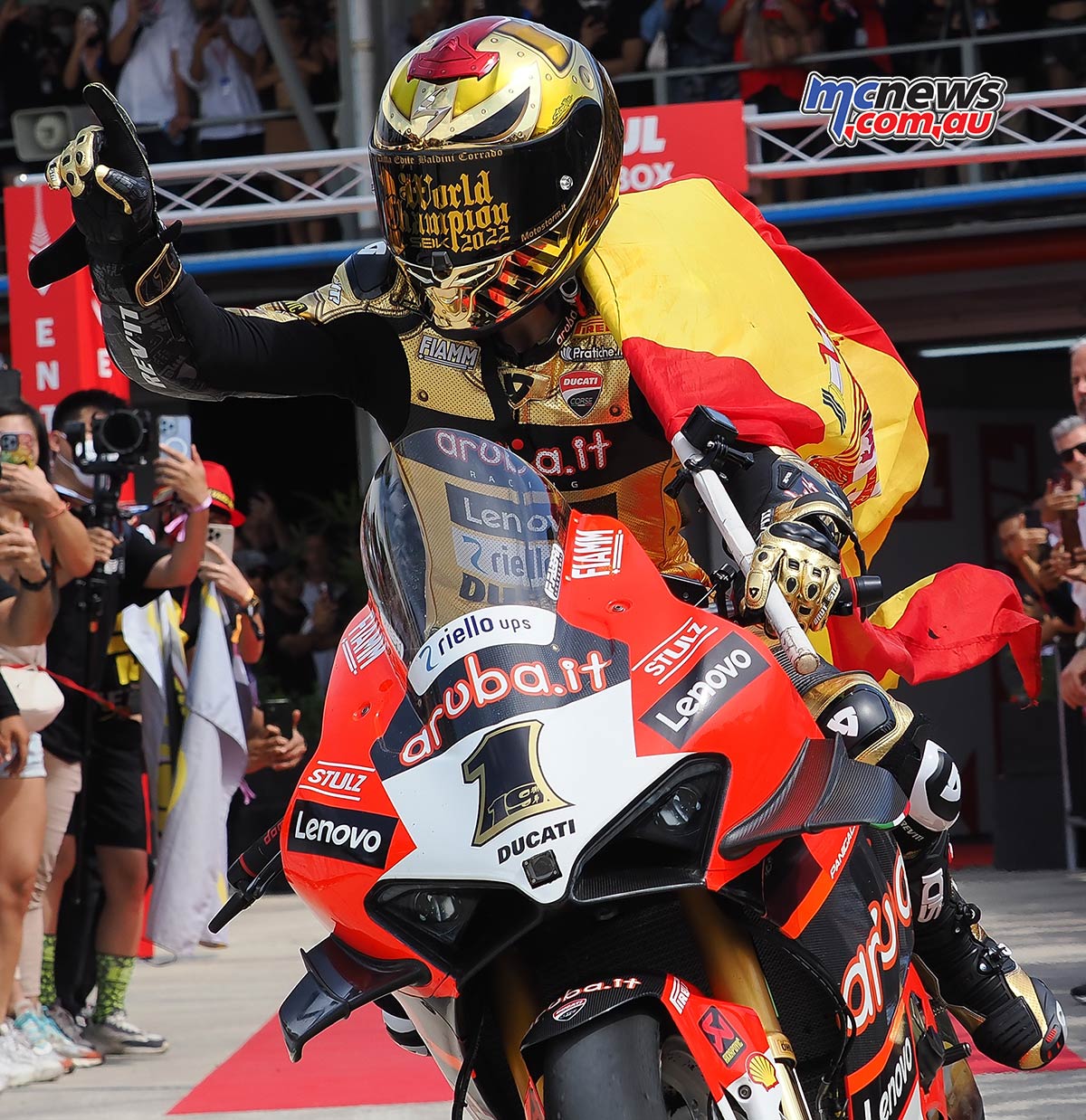 Alvaro Bautista crowned 2022 FIM Superbike World Champion | MCNews Alvaro Bautista crowned 2022 FIM Superbike World Champion | MCNews