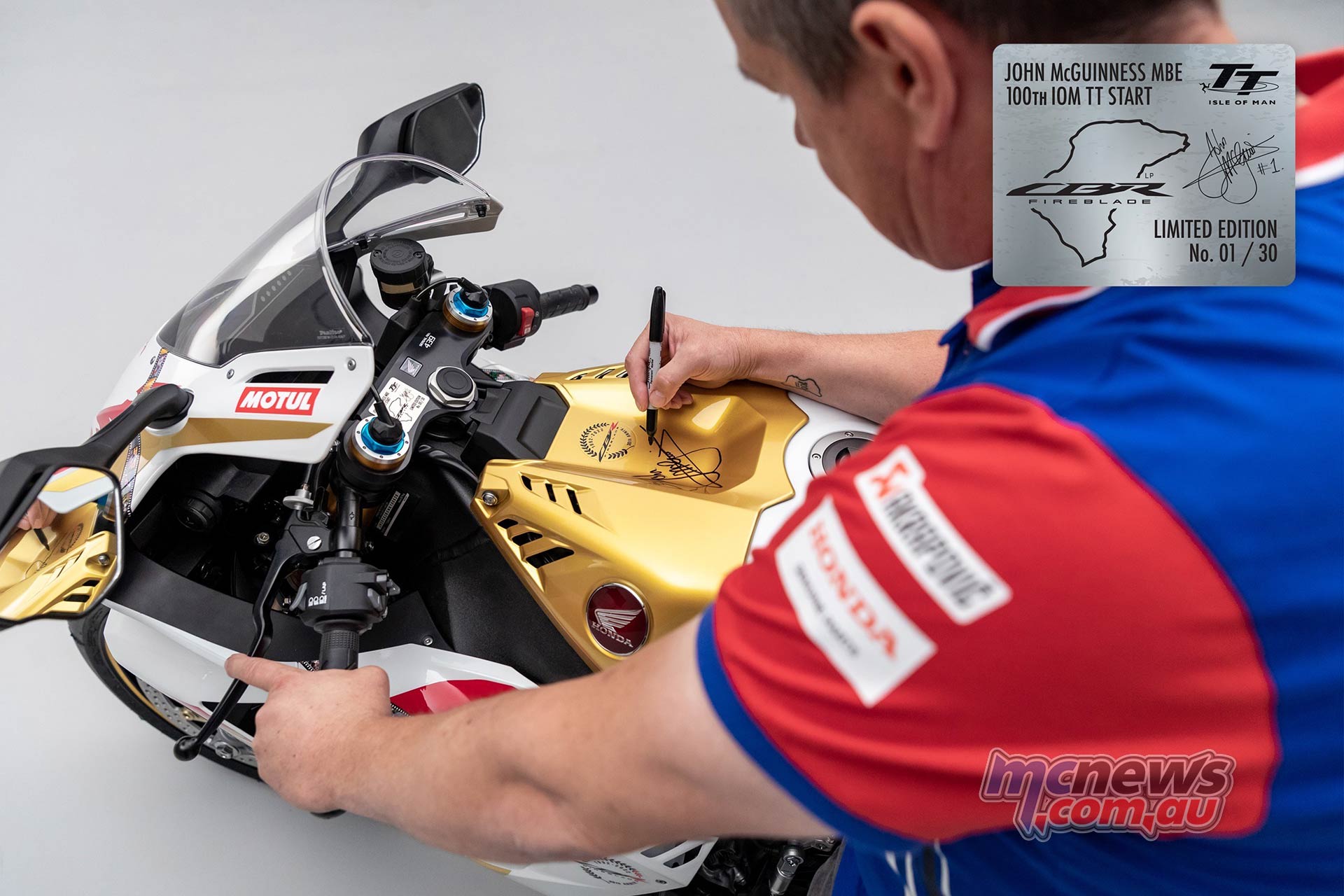 John McGuinness Limited Edition Honda CBR1000RR-R Fireblade SP | MCNews