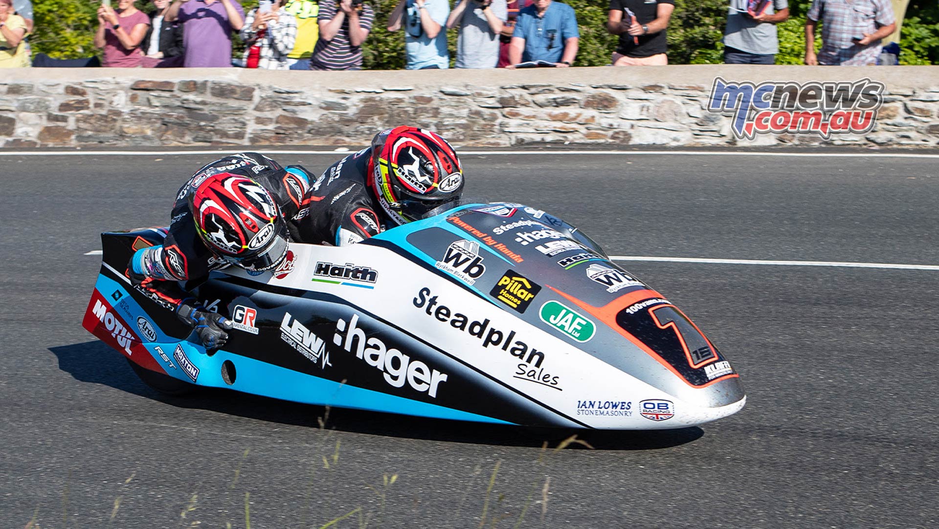 Birchall boys post 120 mph lap on way to victory in Sidecar Race One ...