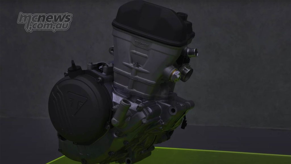More insights into Triumph's new dirtbike engine | MCNews