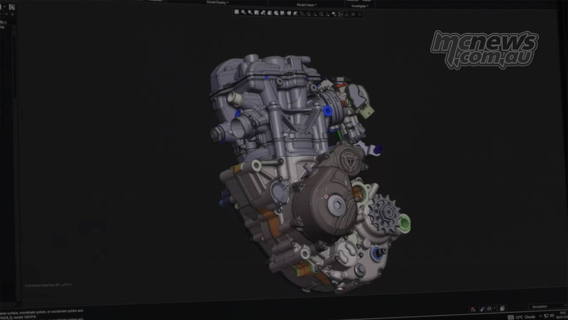 More insights into Triumph's new dirtbike engine | MCNews