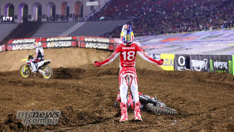 Jett Lawrence crowned SuperMotocross World Champion in L.A. | MCNews