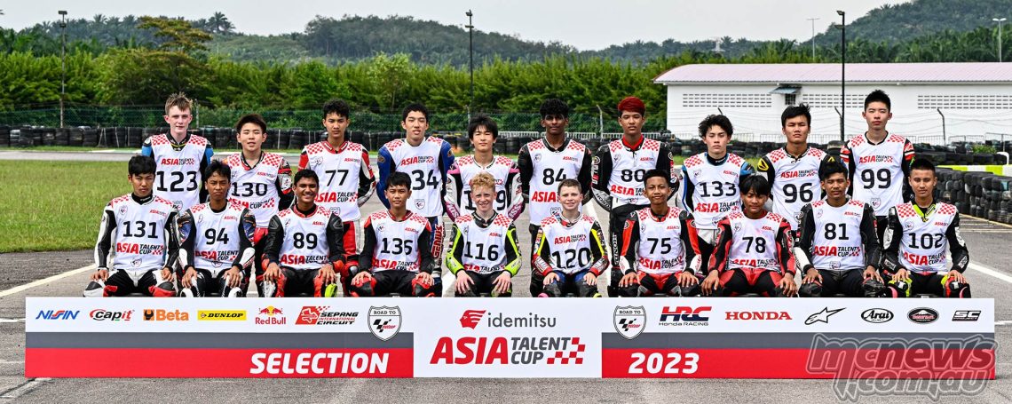 Rikki Henry and Archie Schmidt on the Asia Talent Cup grid in 2024 | MCNews