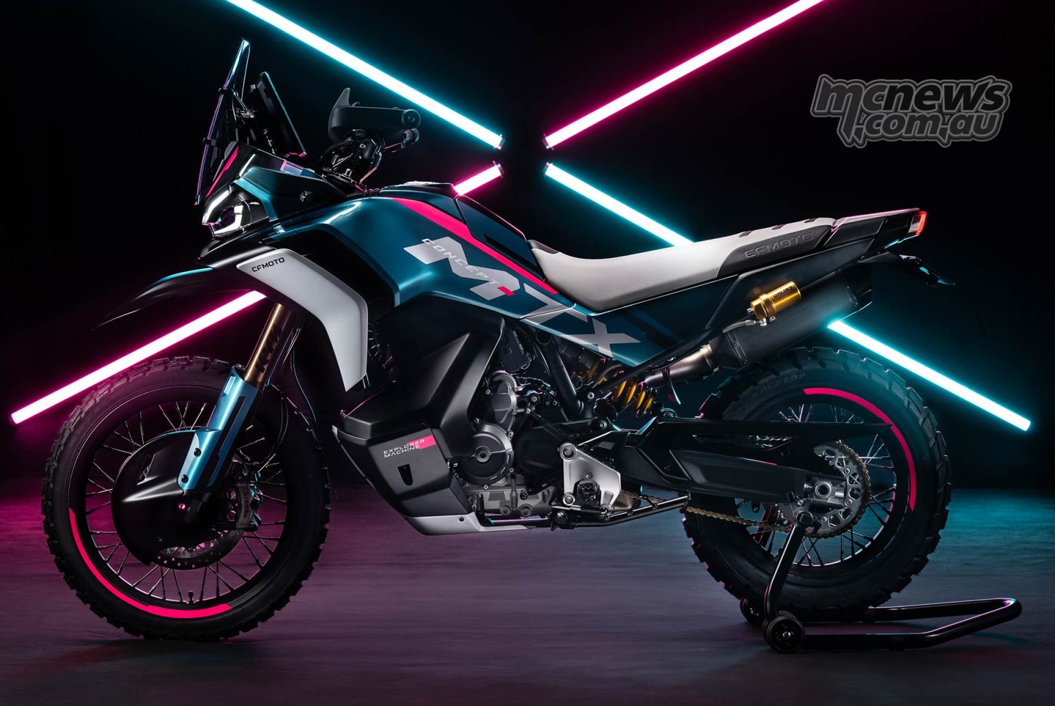 CFMOTO unveil high-spec MT-X concept adventure motorcycle at EICMA | MCNews