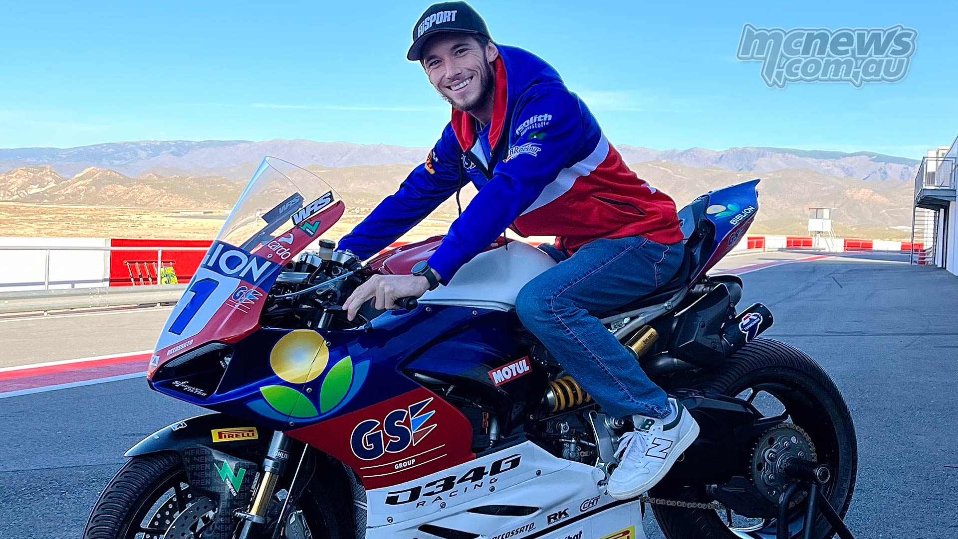 Tom Edwards enjoys first hit out with D34G Ducati | MCNews