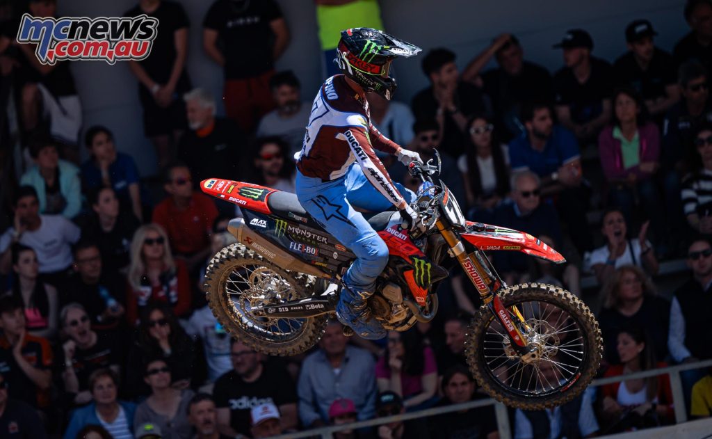 Ducati Desmo450 MX prototype race development continues | MCNews