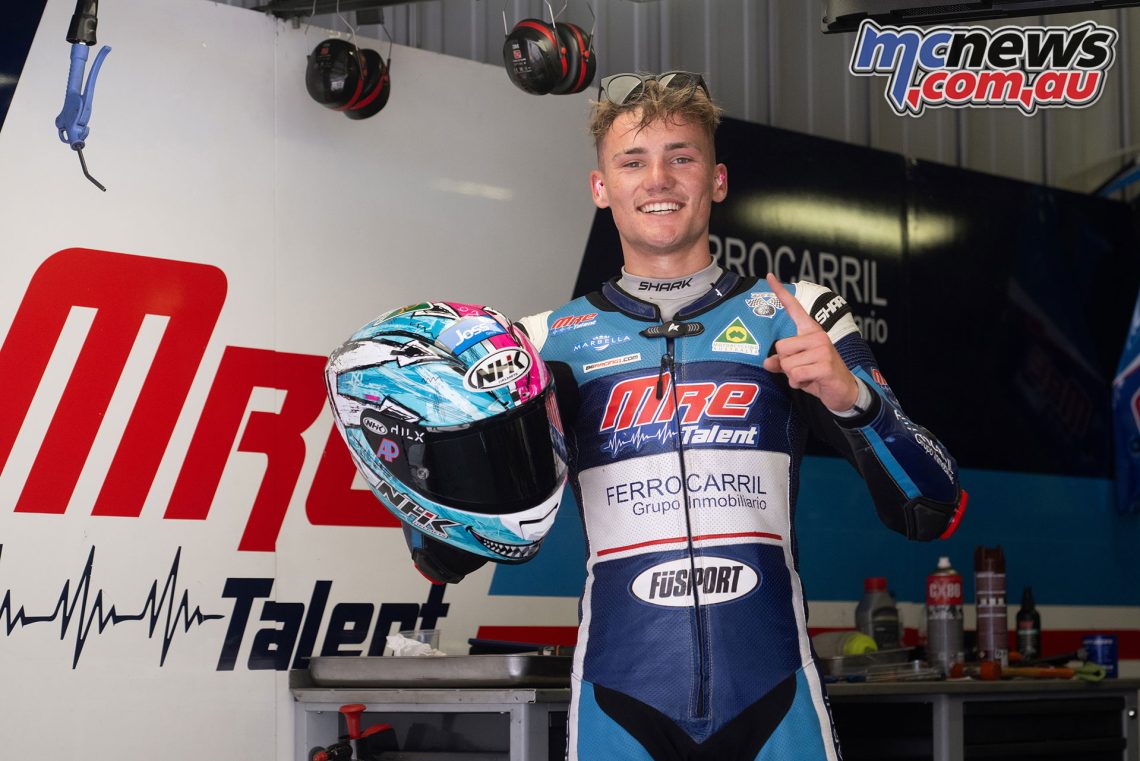 Archie McDonald on top of the box in Portugal | MCNews