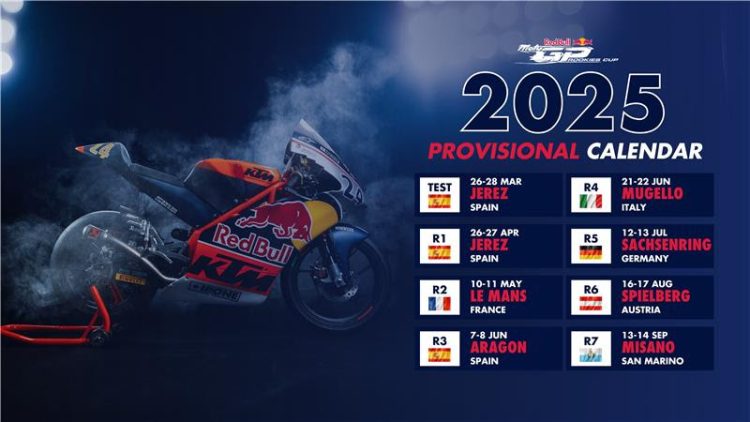 Provisional 2025 Red Bull Rookies Cup Calendar revealed | MCNews