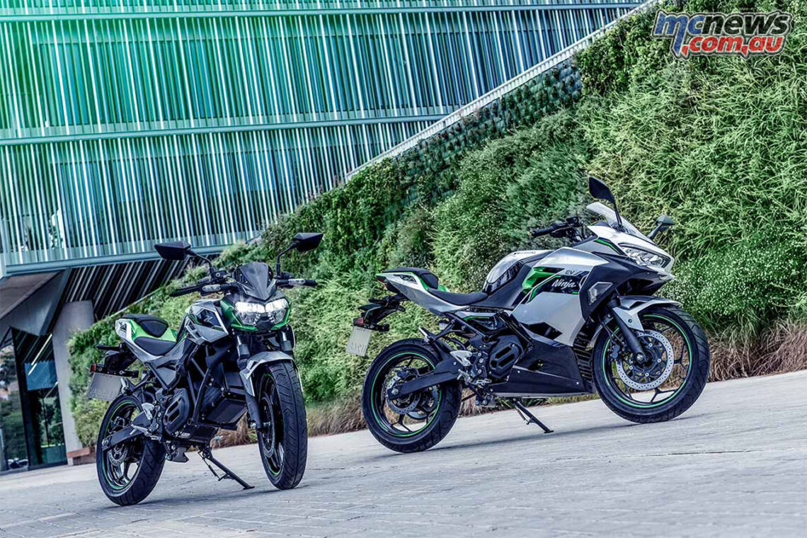 Kawasaki's electric Ninja e-1 and Z e-1 have arrived in Australia | MCNews