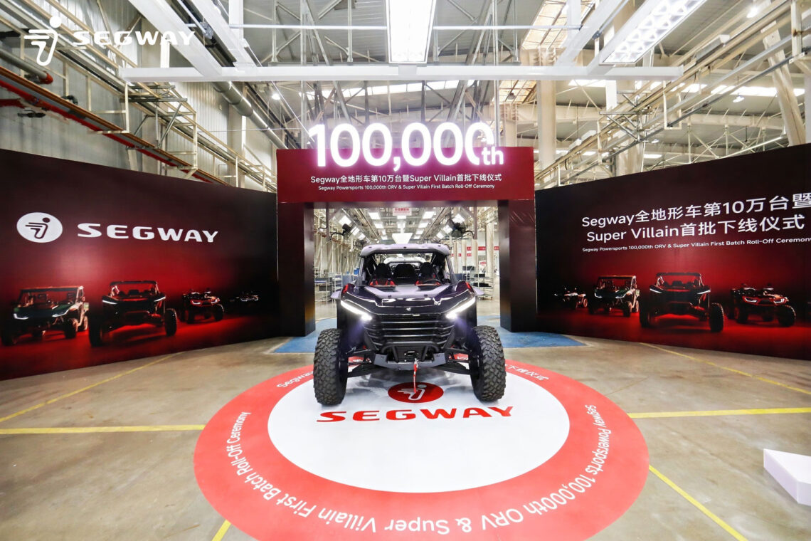 Segway celebrates 100,000th ORV with new Super Villain SX20T flagship ...