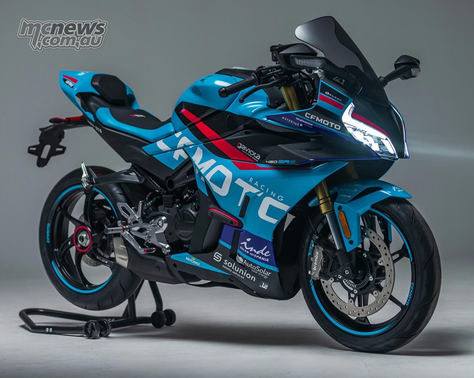 CFMOTO celebrate race success with 450 SR S Team Aspar Limited Edition ...