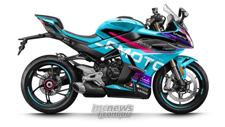 CFMOTO celebrate race success with 450 SR S Team Aspar Limited Edition ...
