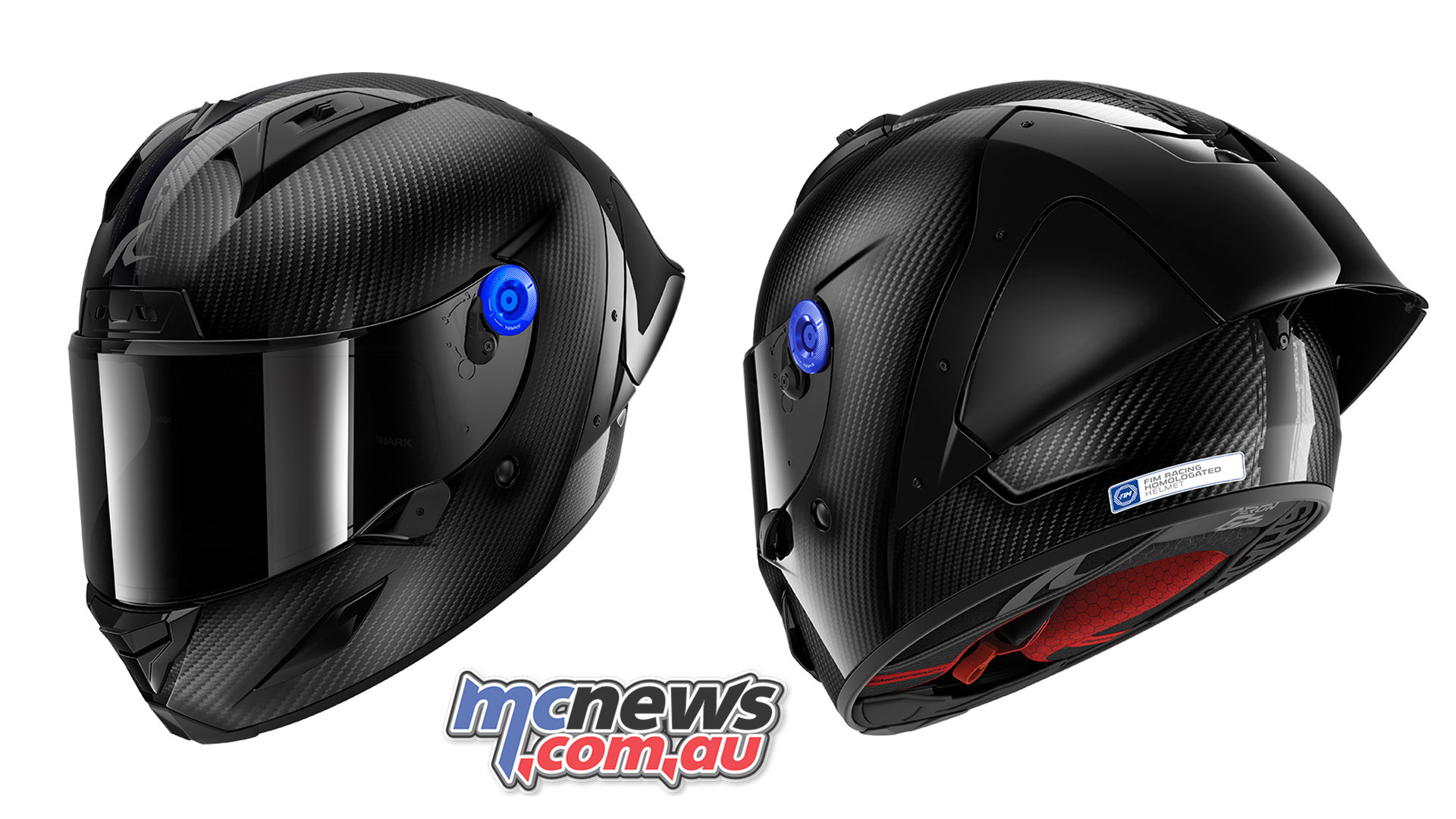 New Shark Aeron GP FIM Racing #1 Carbon helmet lands in Australia | MCNews