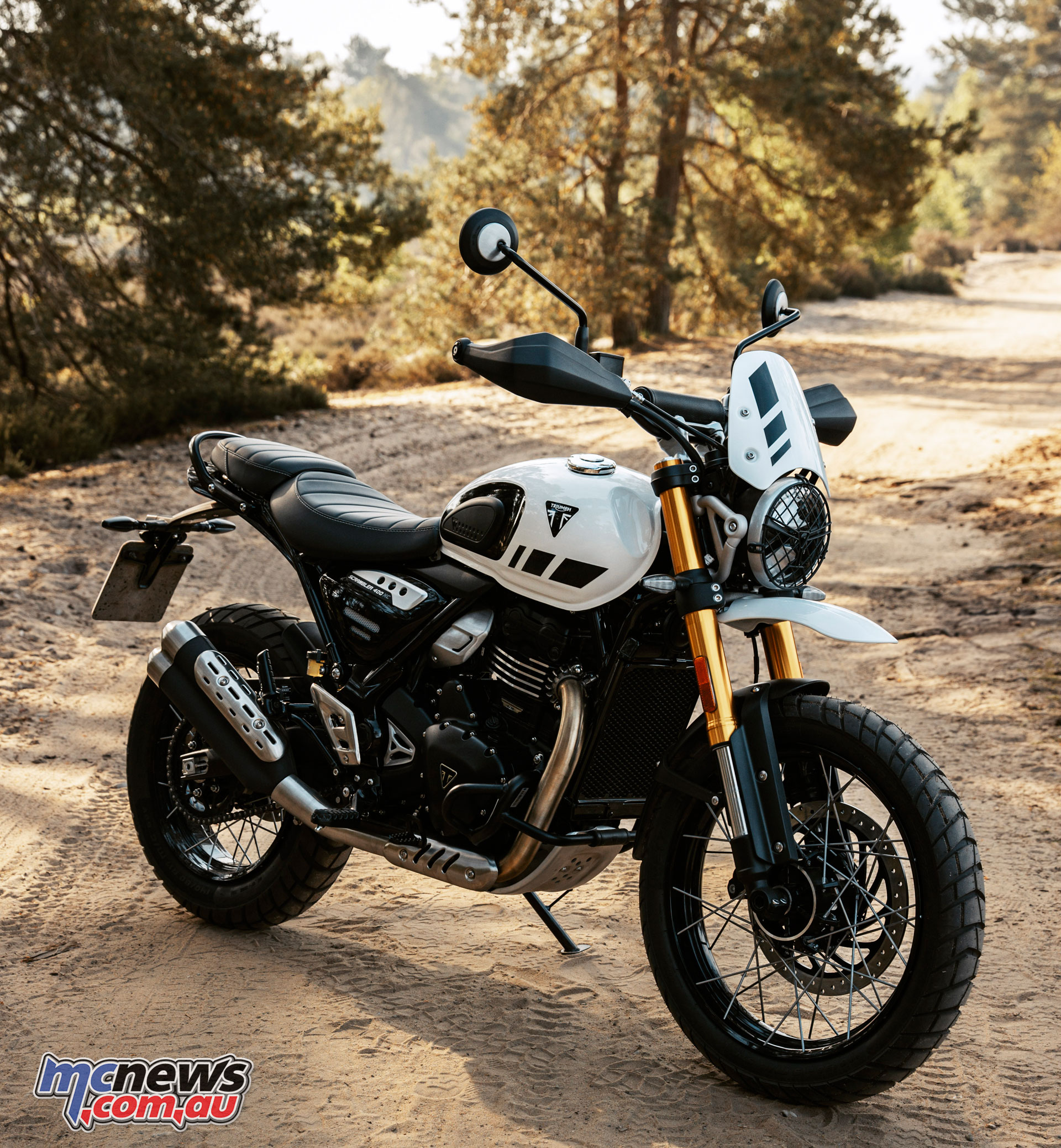 Triumph increase versatile LAMS offerings with new Scrambler 400 XC ...