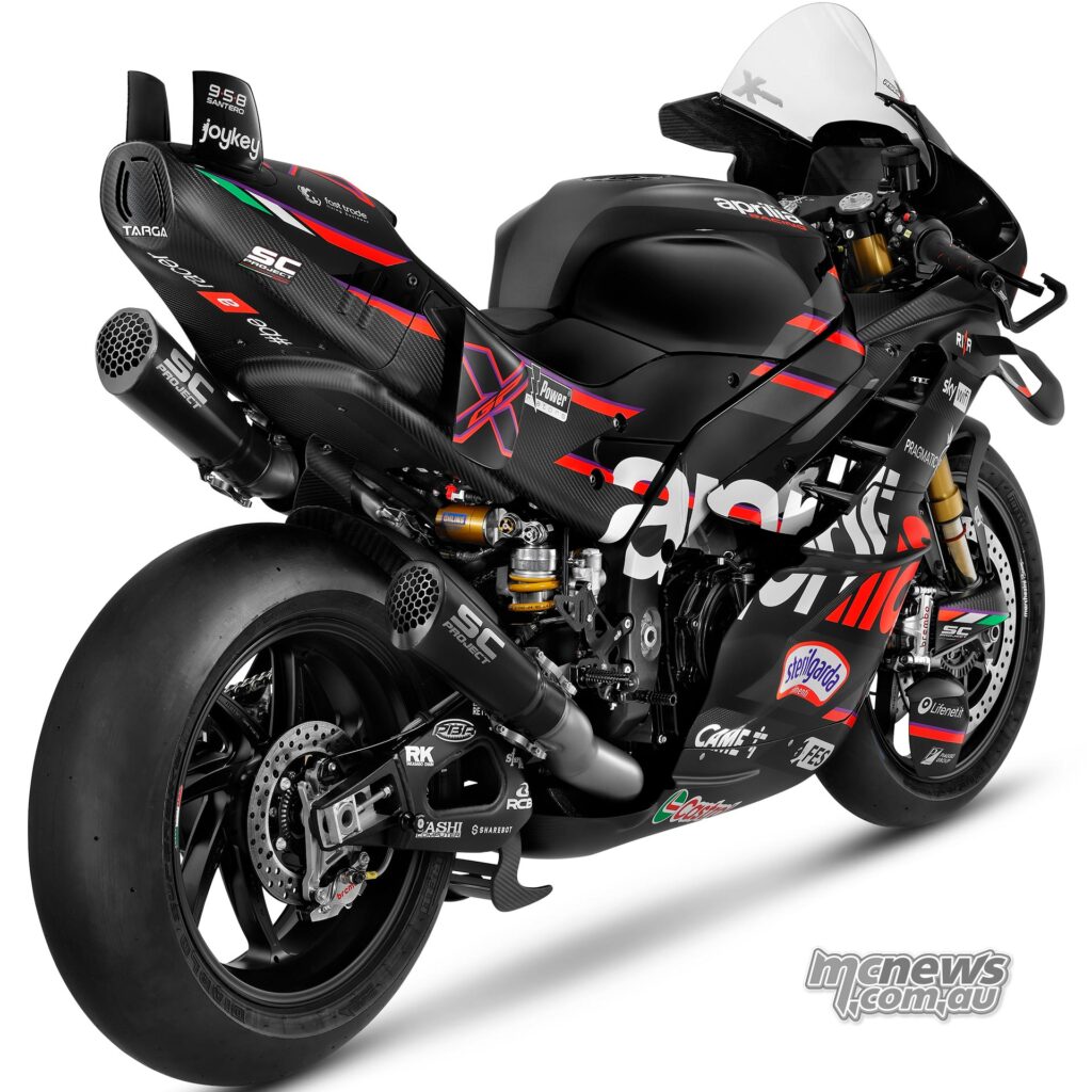 Aprilia unveils RSV4 X-GP at Catalunya GP - 238 hp and ultra trick components | MCNews