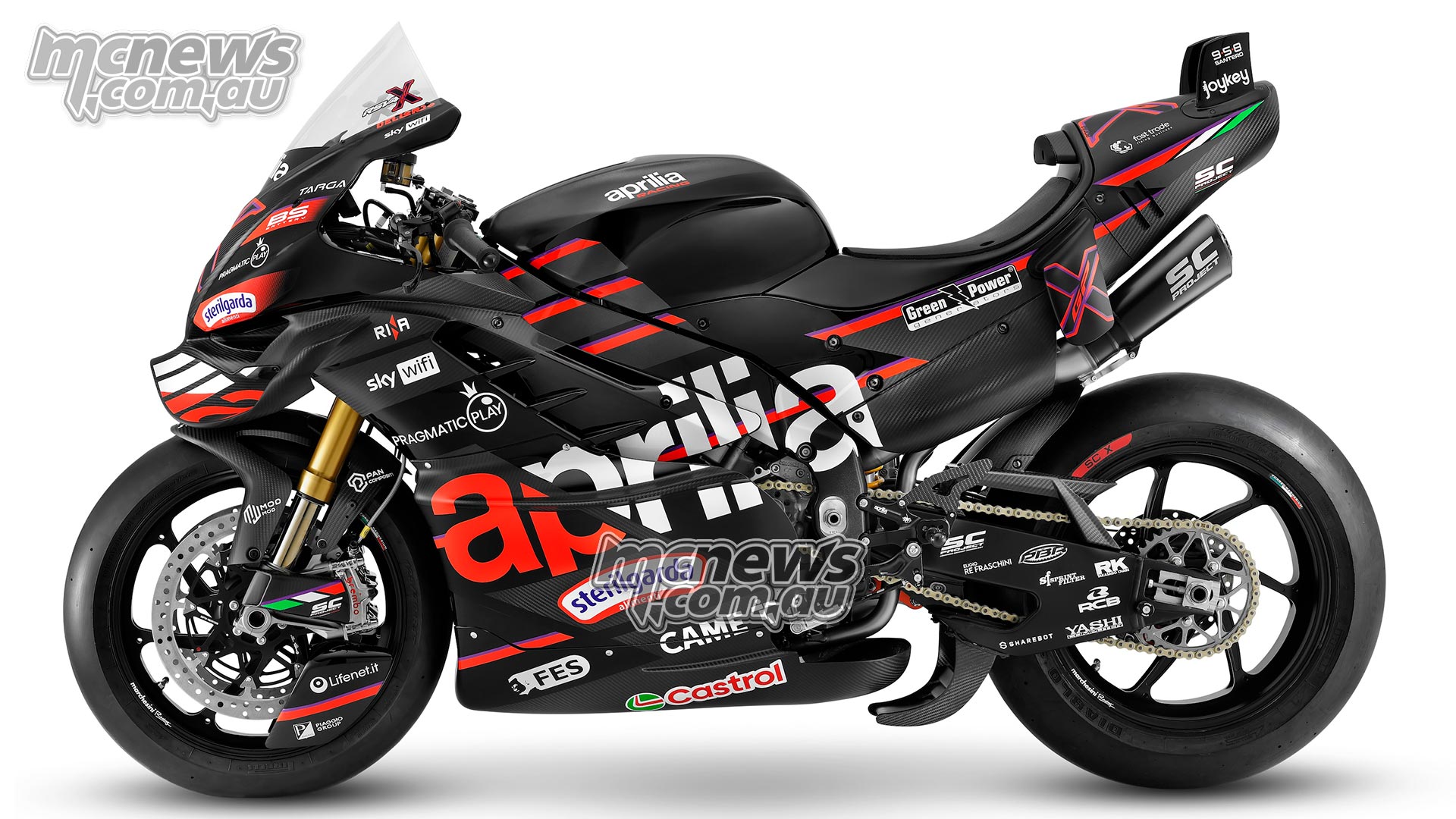 Aprilia unveils RSV4 X-GP at Catalunya GP - 238 hp and ultra trick ...