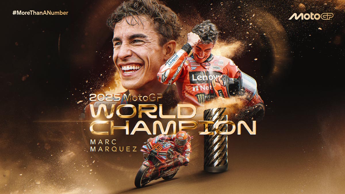 Marc Márquez crowned 2025 MotoGP World Champion in Japan | MCNews