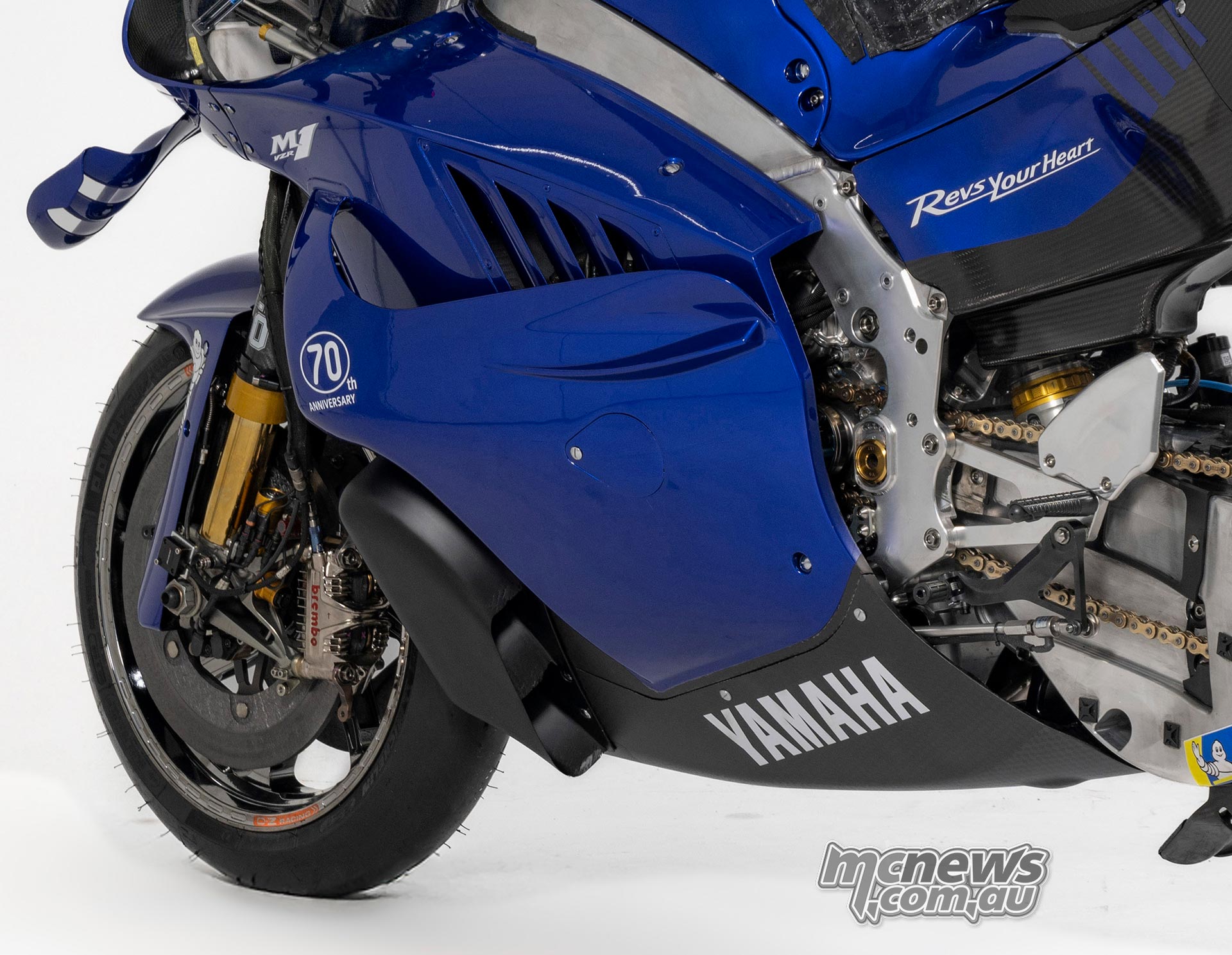 Covers come off V4 Yamaha MotoGP bike ahead of Misano debut | MCNews